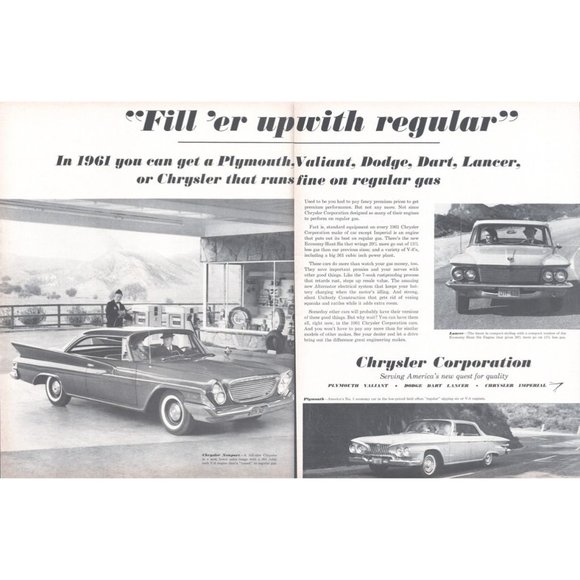 Chrysler | Art | 961 Chrysler Newport Plymouth Valiant Dodge Lancer 2 ...